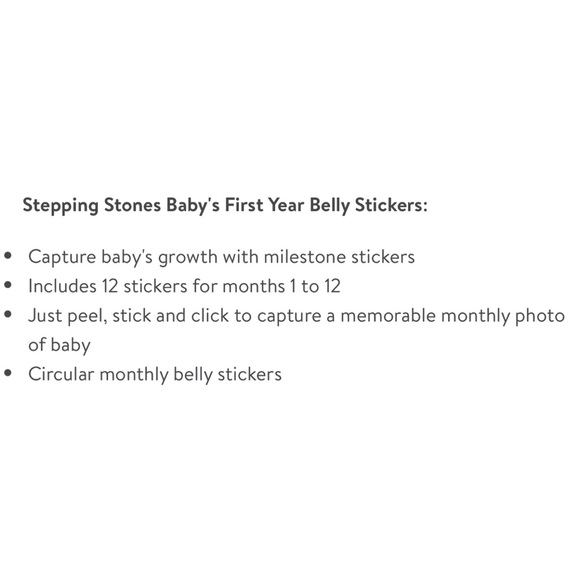 Stepping Stones | Accessories | New Stepping Stones Babys First Year ...